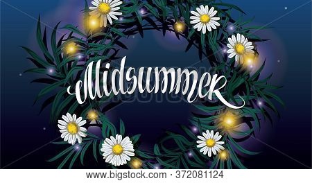 Midsummer Lettering. Vector & Photo (Free Trial) | Bigstock