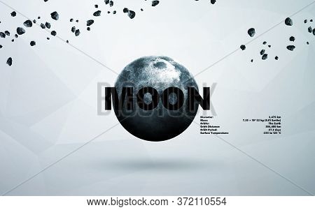 Moon. Minimalistic Image & Photo (Free Trial) | Bigstock