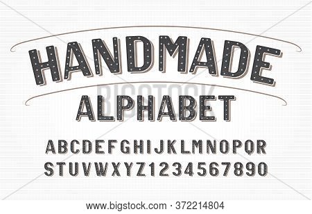 Handmade Alphabet Vector & Photo (Free Trial) | Bigstock