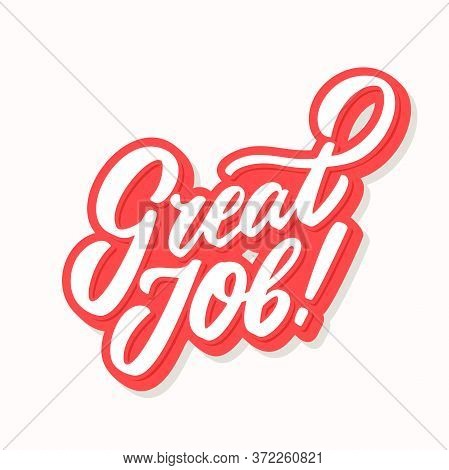 Great Job Banner. Vector & Photo (Free Trial) | Bigstock
