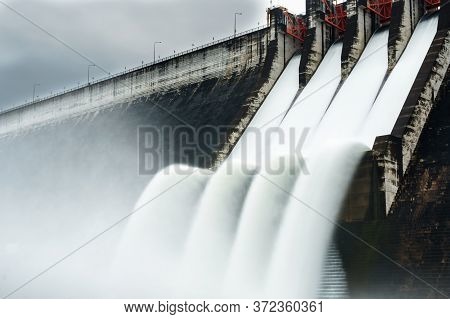 Dam Water Release Image & Photo (Free Trial) | Bigstock