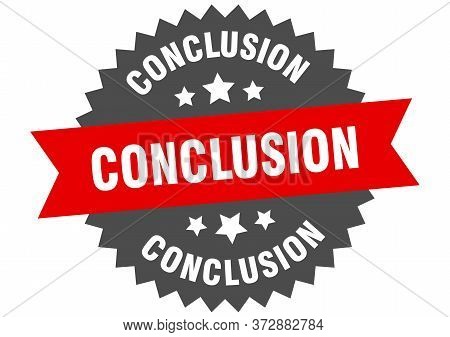 Conclusion Sign. Vector & Photo (Free Trial) | Bigstock