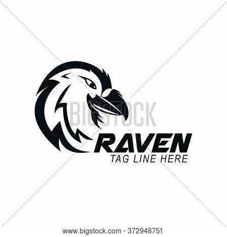Raven Logo Design Vector & Photo (Free Trial) | Bigstock