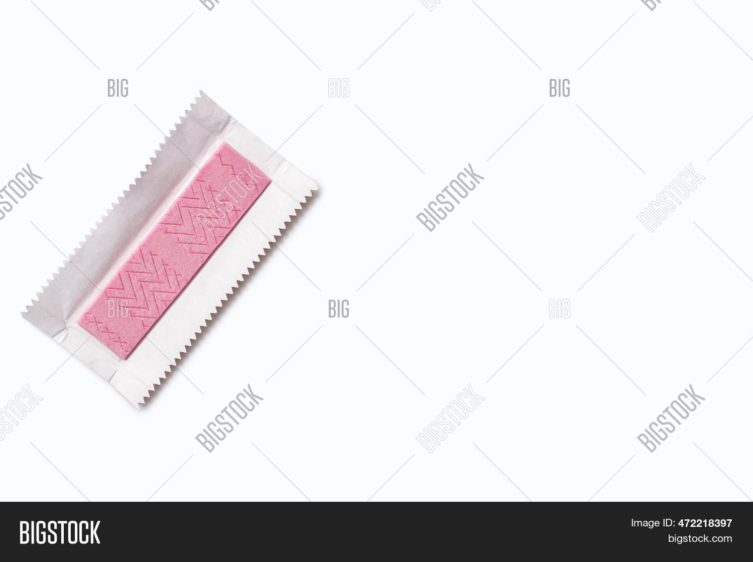 Pink Piece Chewing Gum Image & Photo (Free Trial) | Bigstock