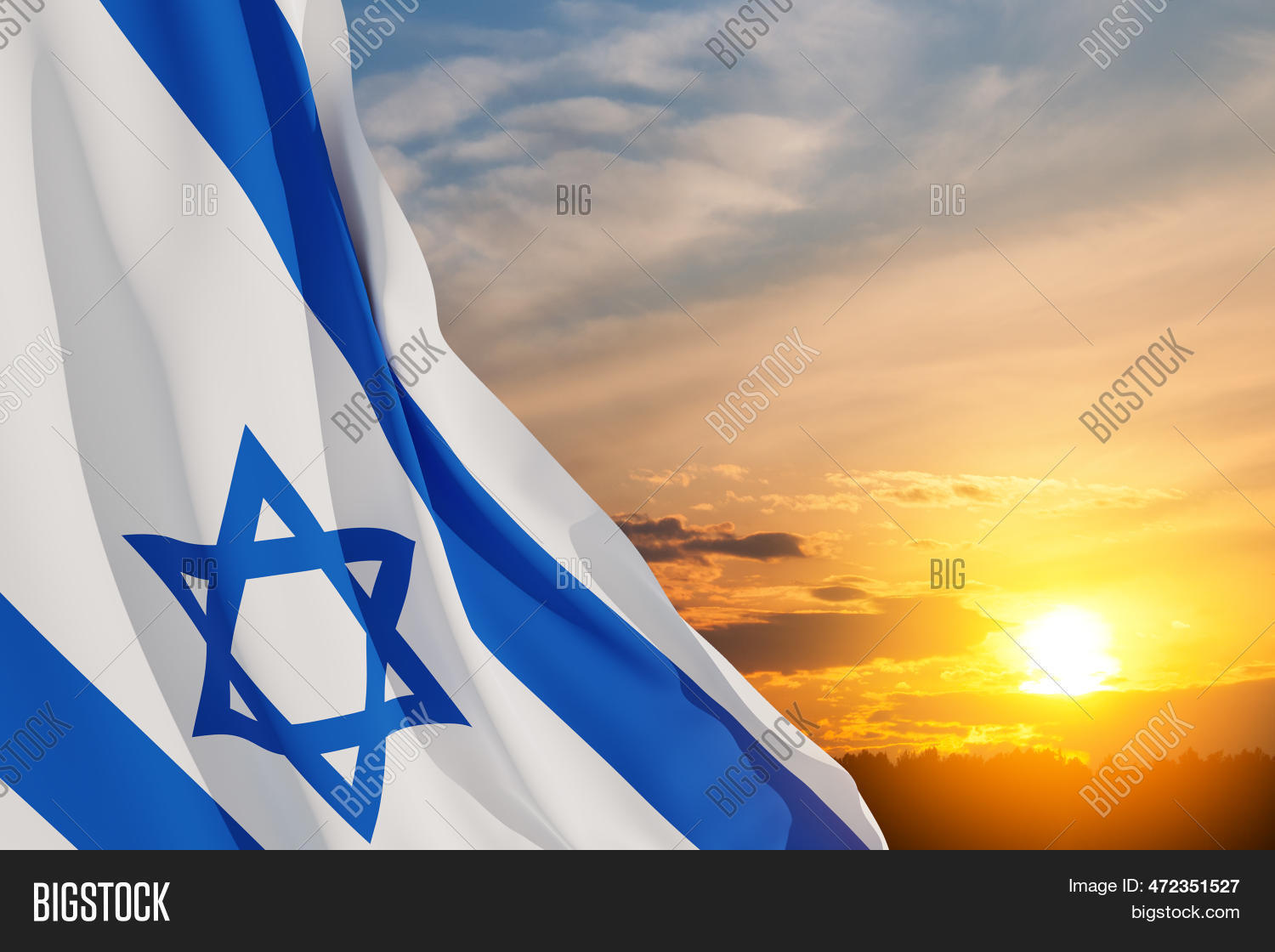 Israel Flag Star David Image & Photo (Free Trial) | Bigstock