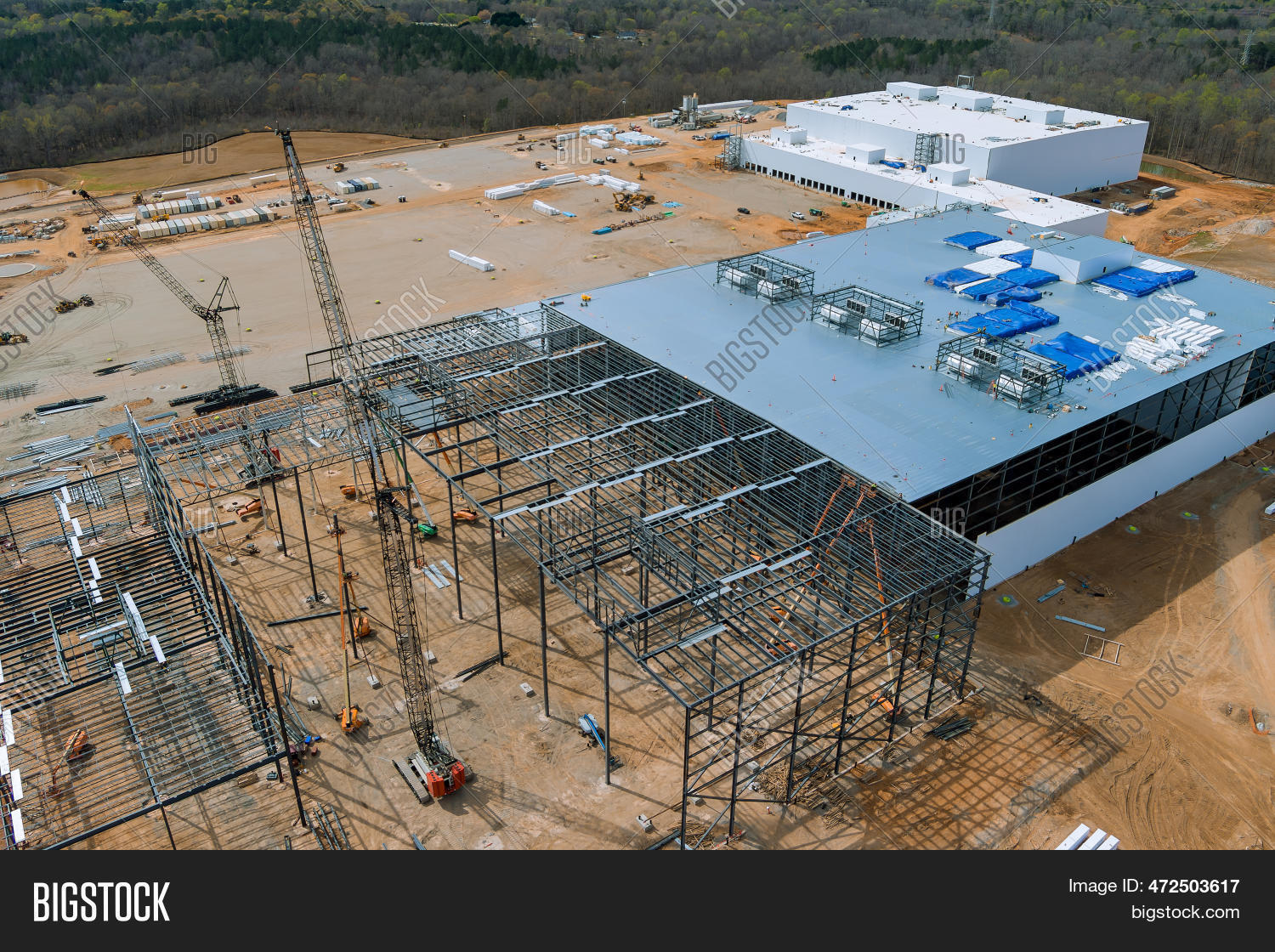 Crawler Cranes Used Image & Photo (Free Trial) | Bigstock