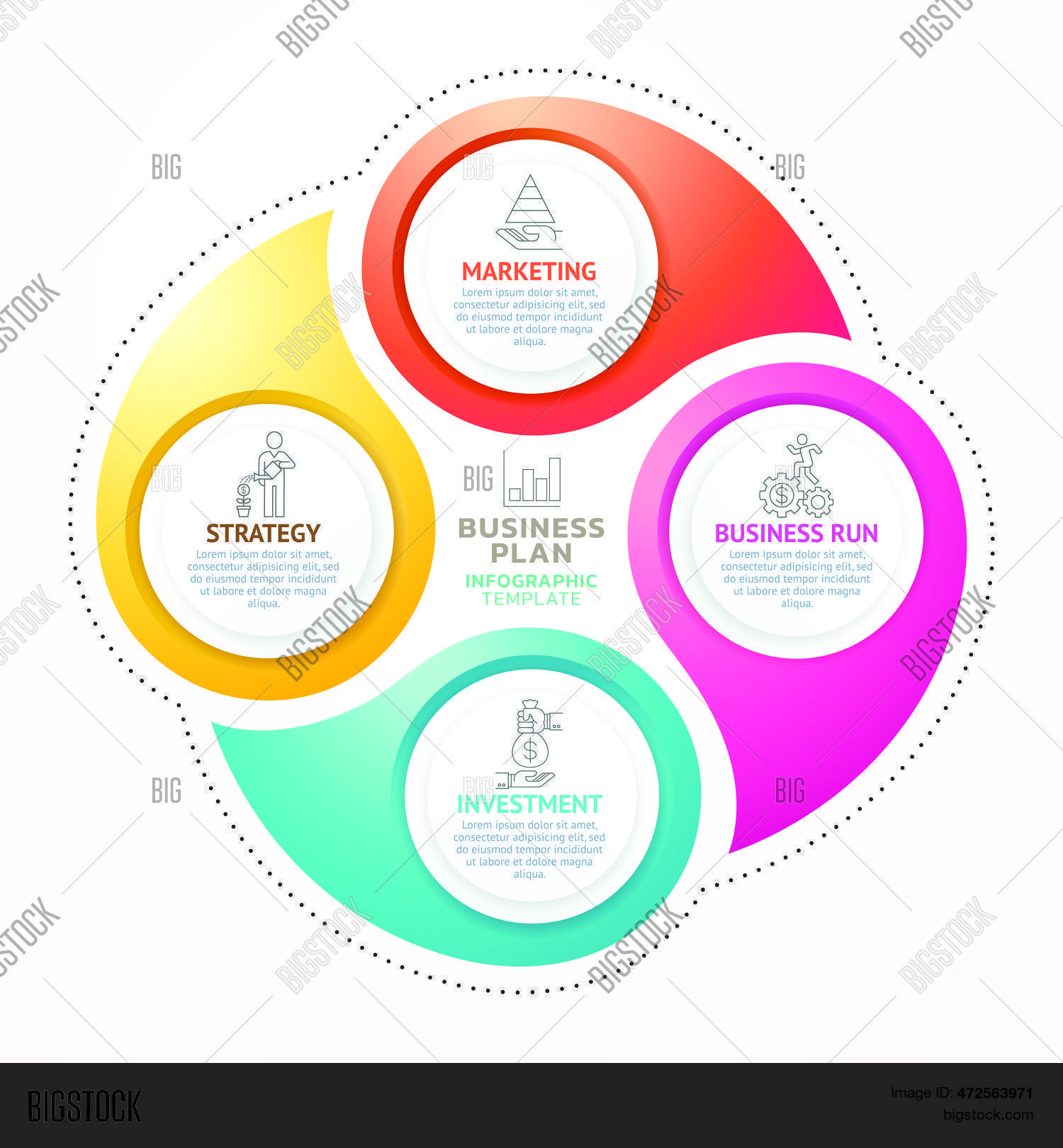 Infographic Color Vector & Photo (Free Trial) | Bigstock
