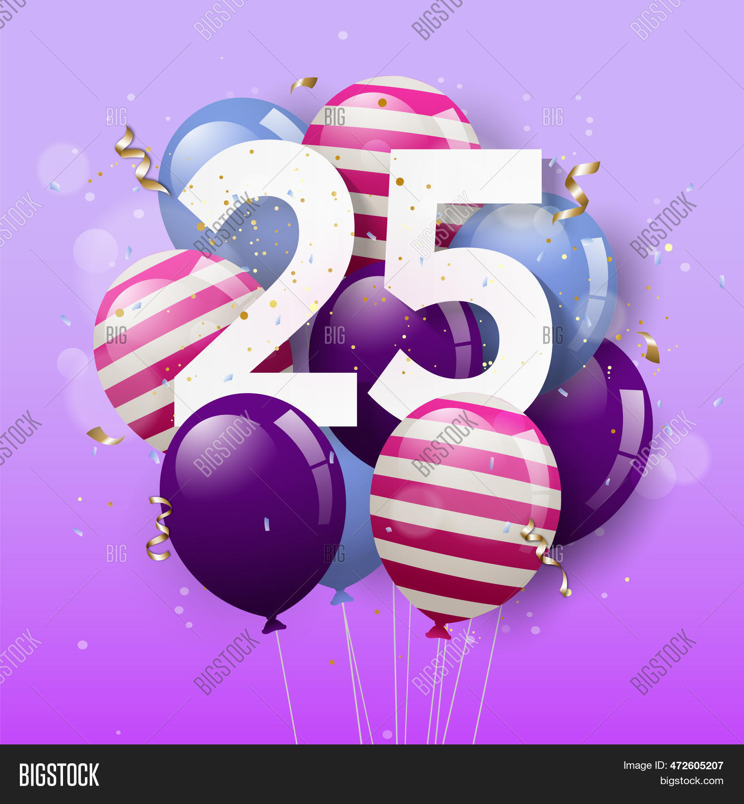 Happy 25th Birthday Image & Photo (Free Trial) | Bigstock