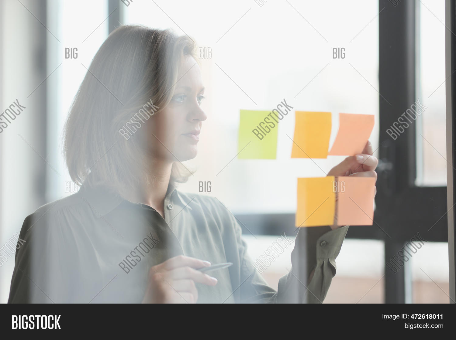 Female Manager Sticks Image & Photo (Free Trial) | Bigstock