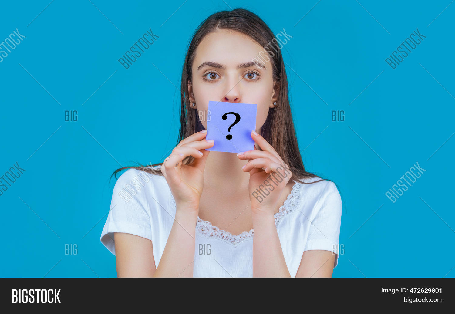 Woman Question Mark Image & Photo (Free Trial) | Bigstock