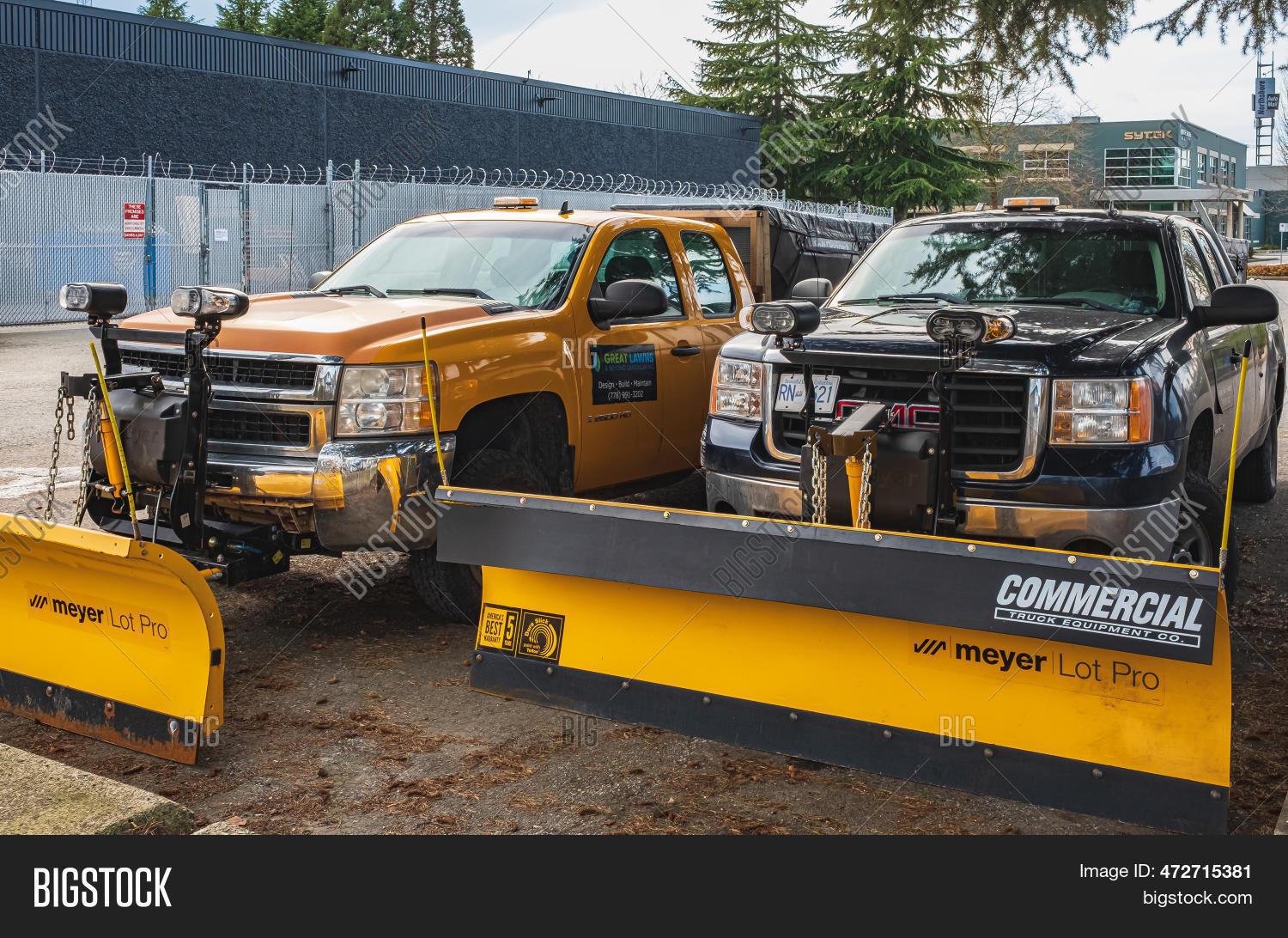 Snow Plowing Trucks Image & Photo (Free Trial) | Bigstock