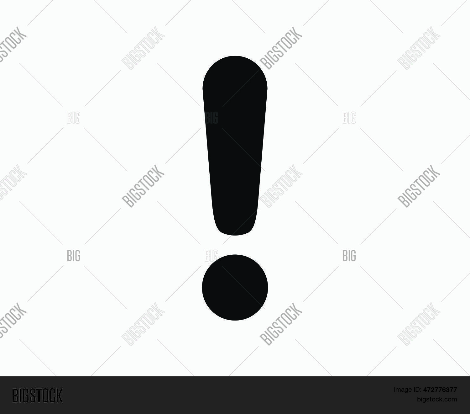 Exclamation Mark Vector & Photo (Free Trial) | Bigstock