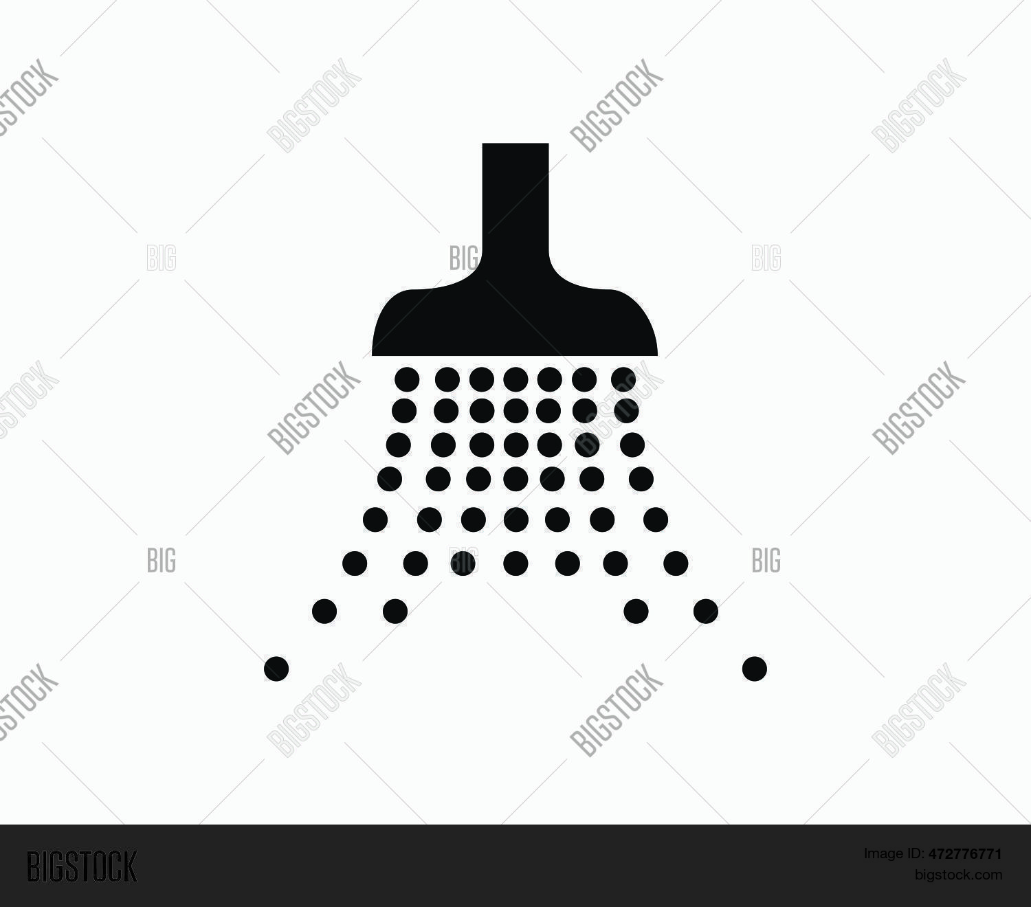 Showerhead Icon Vector & Photo (Free Trial) | Bigstock