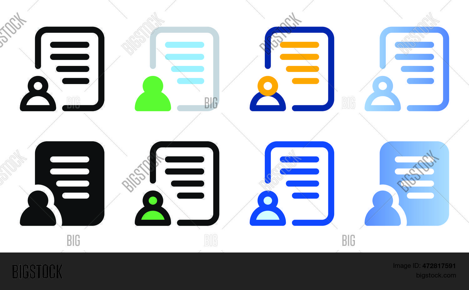 Form Icons Different Vector & Photo (Free Trial) | Bigstock