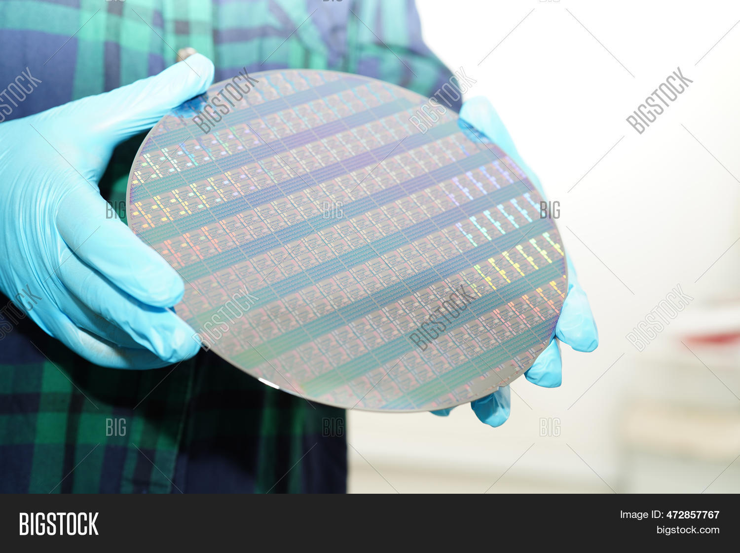 Silicon Wafer Image & Photo (Free Trial) | Bigstock