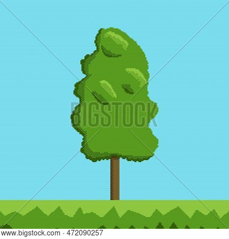 Pixel Art Nature Vector & Photo (Free Trial) | Bigstock
