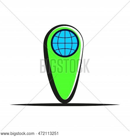 Green Location Icon Vector & Photo (Free Trial) | Bigstock