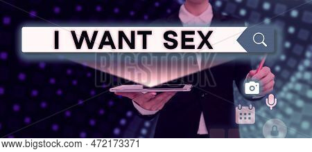 Text Sign Showing Want Image & Photo (Free Trial) | Bigstock