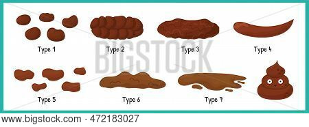 Bristol Stool Set Vector & Photo (Free Trial) | Bigstock