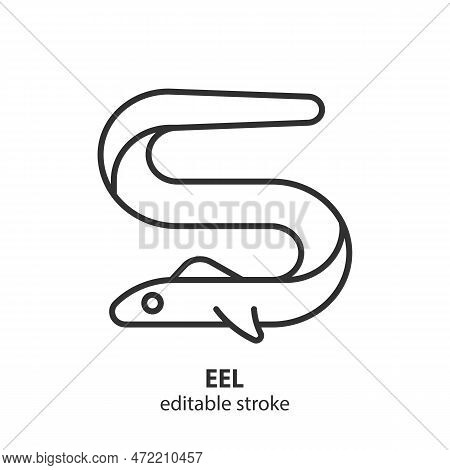 Eel Line Icon. Vector & Photo (Free Trial) | Bigstock