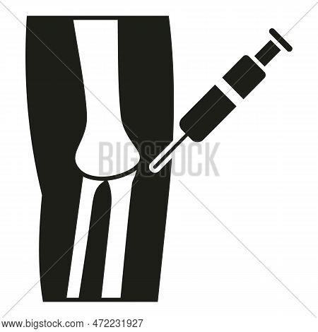 Knee Injection Icon Vector & Photo (Free Trial) | Bigstock