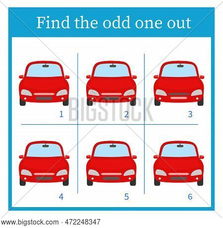 Find Odd One Out. Vector & Photo (Free Trial) | Bigstock