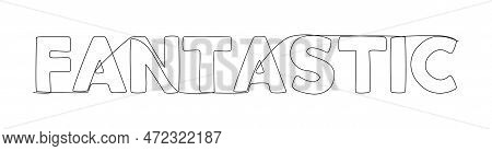 One Continuous Line Vector & Photo (Free Trial) | Bigstock