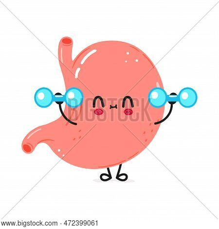 Cute Funny Stomach Vector & Photo (Free Trial) | Bigstock