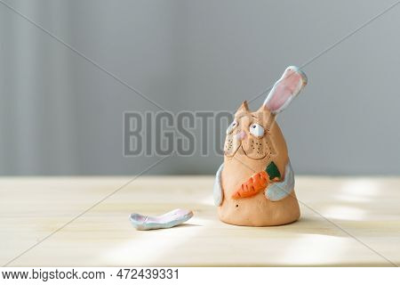 Sad Clay Rabbit Bunny Image & Photo (Free Trial) | Bigstock