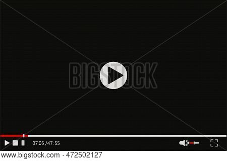 Media Player Screen. Vector & Photo (Free Trial) | Bigstock