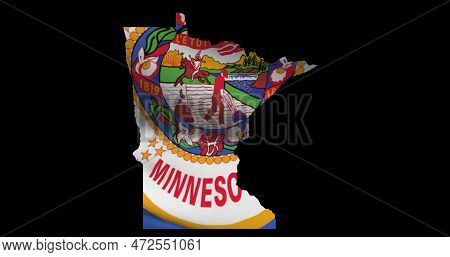Minnesota Map Outline Image & Photo (Free Trial) | Bigstock