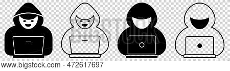 Hacker Icon Set. Vector & Photo (Free Trial) | Bigstock