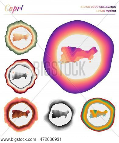 Capri Logo Collection Vector & Photo (Free Trial) | Bigstock
