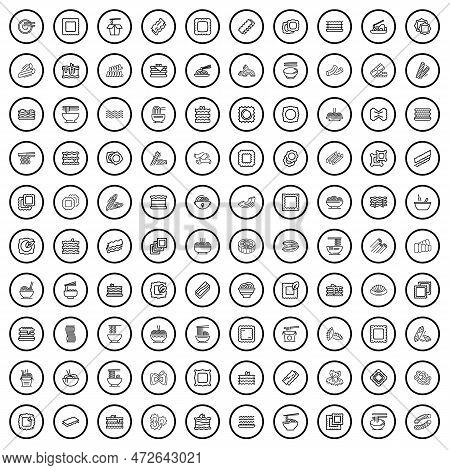 100 Pasta Icons Set. Vector & Photo (Free Trial) | Bigstock