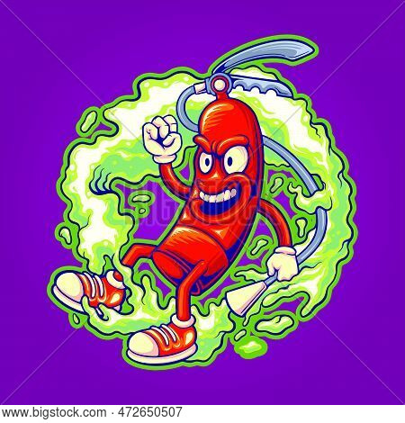 Scary Angry Fire Vector & Photo (Free Trial) | Bigstock