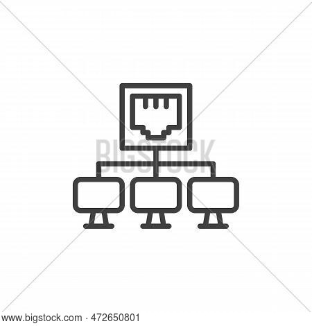 Lan Network Vector & Photo (Free Trial) | Bigstock