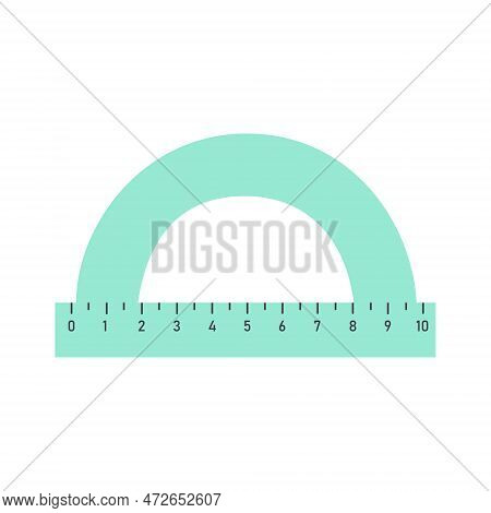 Protractor Ruler Vector & Photo (Free Trial) | Bigstock