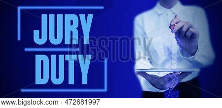 Sign Displaying Jury Image & Photo (Free Trial) | Bigstock