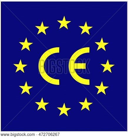 Europe Sign Ce Mark Vector & Photo (Free Trial) | Bigstock