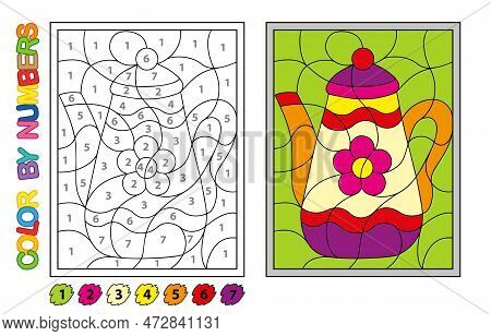 Color By Numbers. Vector & Photo (Free Trial) | Bigstock