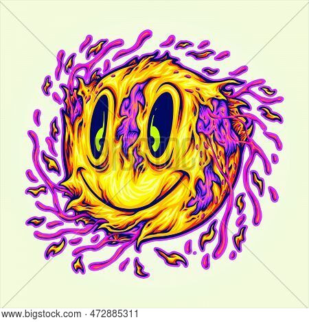 Scary Melting Zombie Vector & Photo (Free Trial) | Bigstock