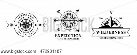 Compass Vintage Logo Vector & Photo (Free Trial) | Bigstock