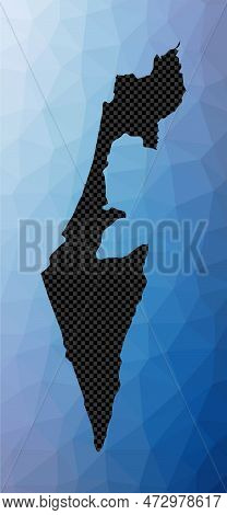 Israel Geometric Map Vector & Photo (Free Trial) | Bigstock