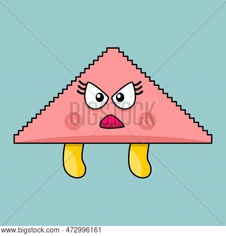 Angry Flying Pyramid Vector & Photo (Free Trial) | Bigstock