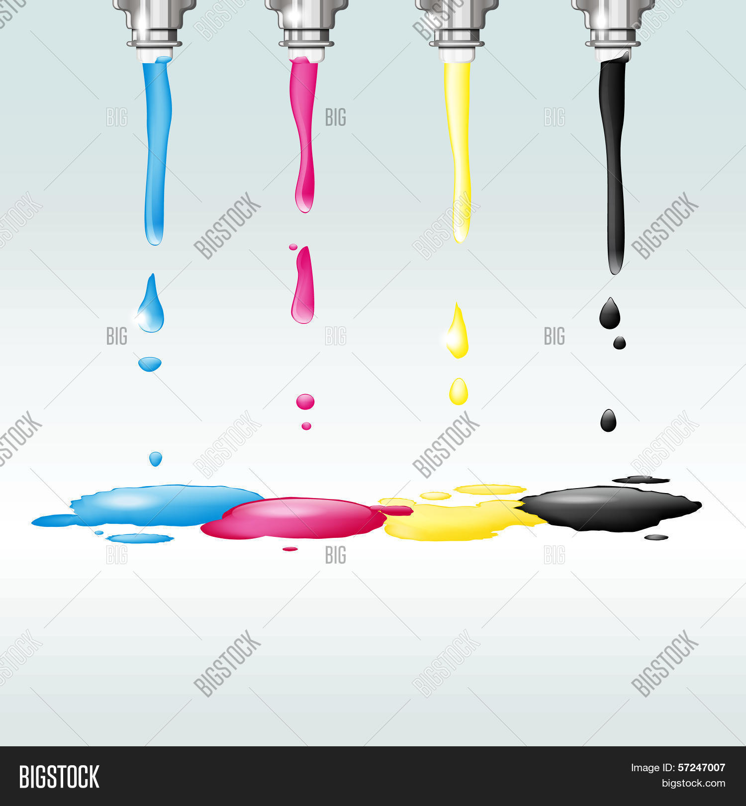 Four Nozzles CMYK Vector & Photo (Free Trial) | Bigstock