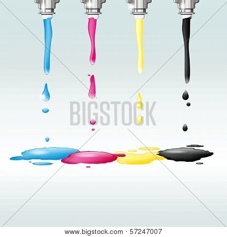 Four Nozzles CMYK Vector & Photo (Free Trial) | Bigstock