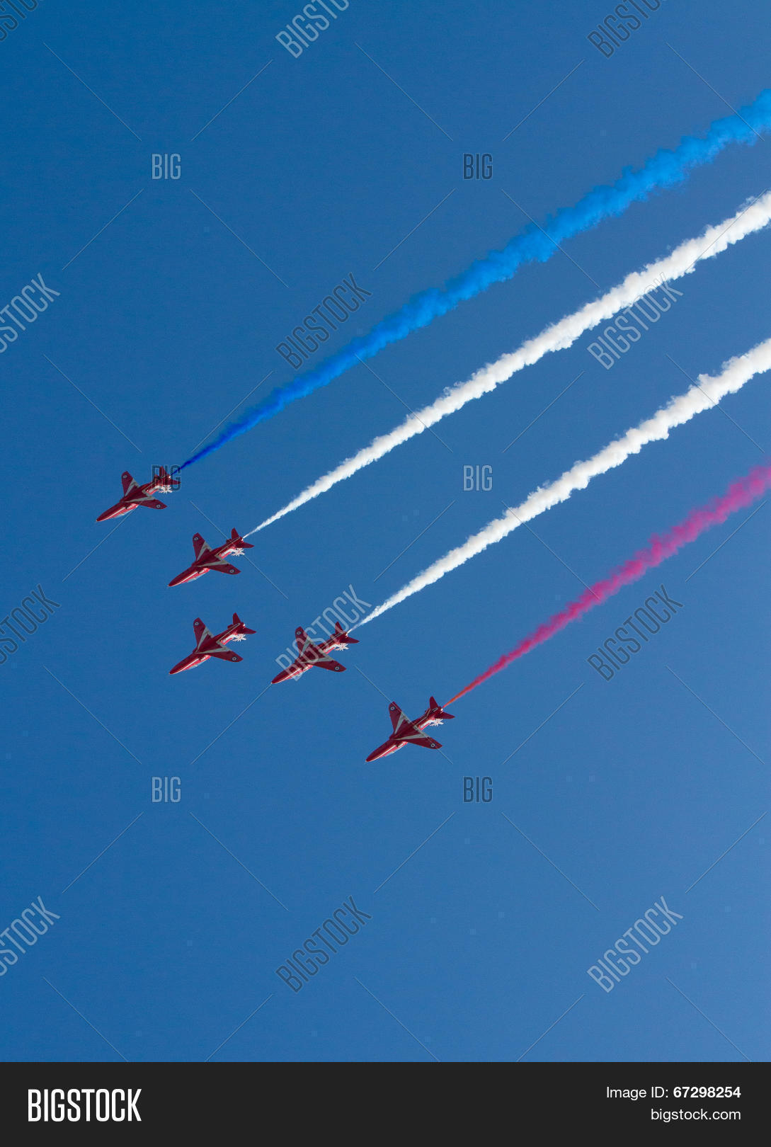 Red Arrows Jet Planes Image & Photo (Free Trial) | Bigstock