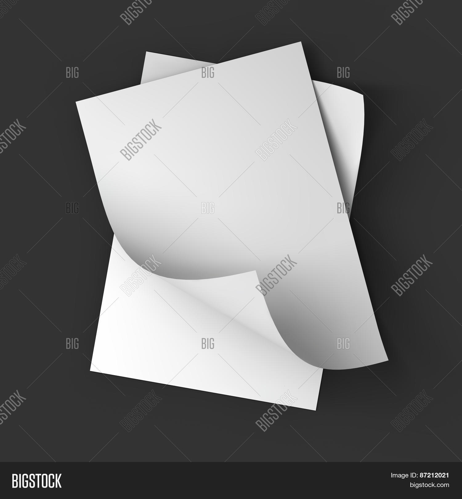 Stack Pages Curved Vector & Photo (Free Trial) | Bigstock