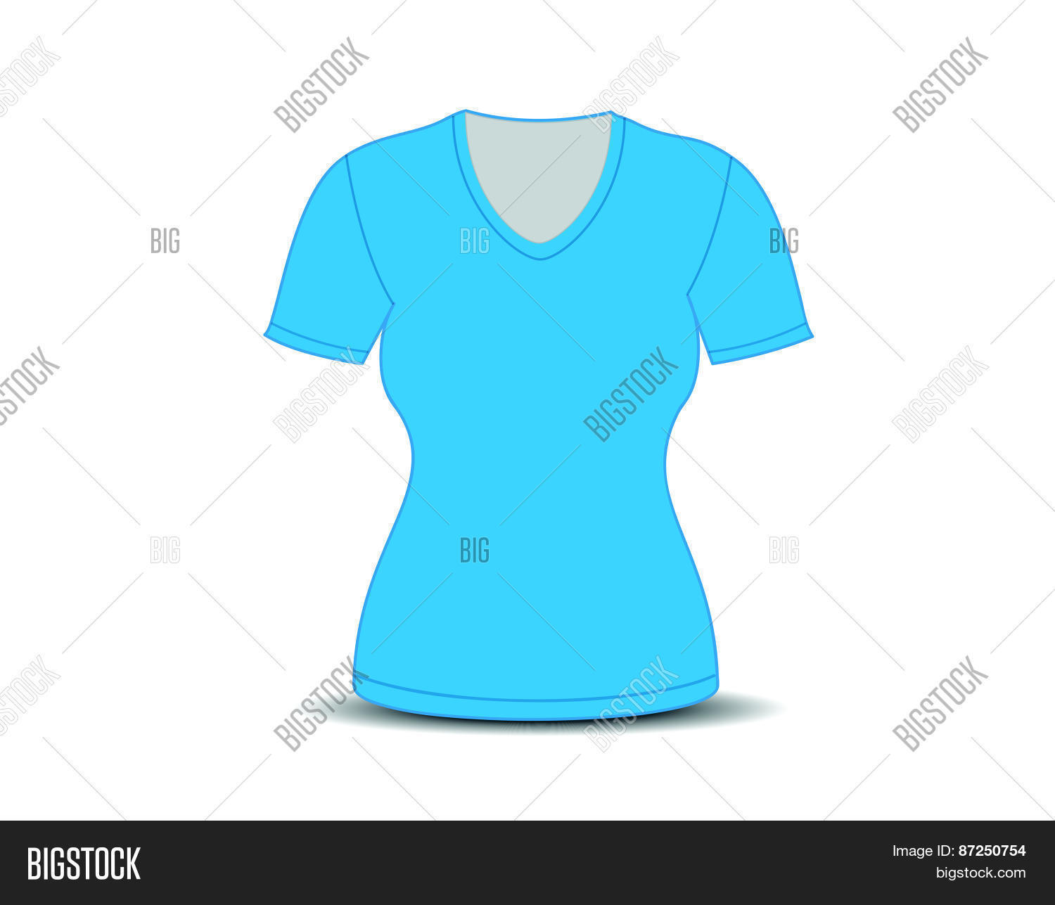 Blank T-shirt Vector & Photo (Free Trial) | Bigstock