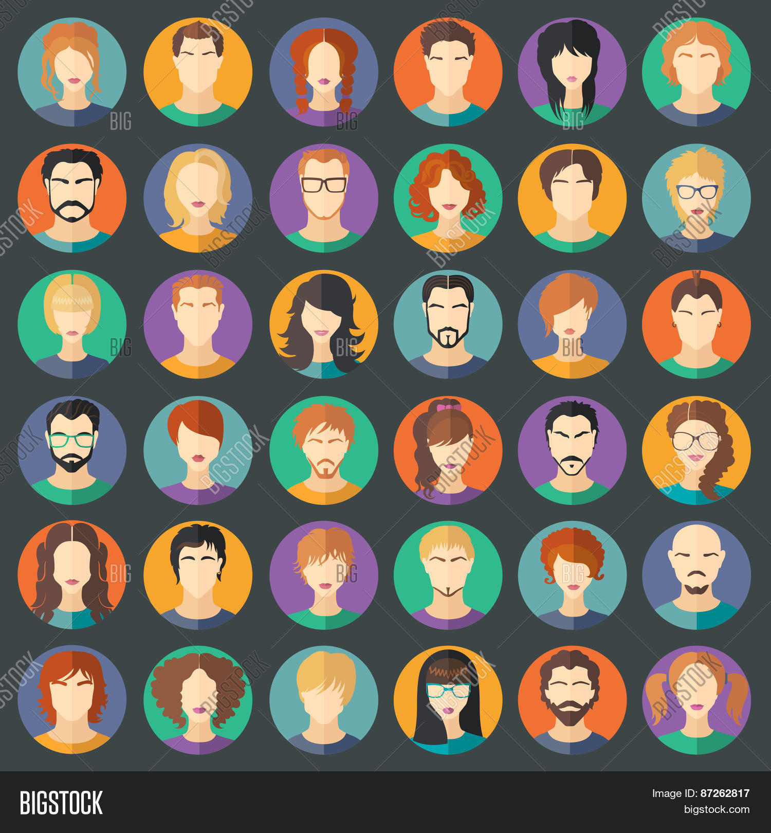 Vector Set Stylish Vector & Photo (Free Trial) | Bigstock